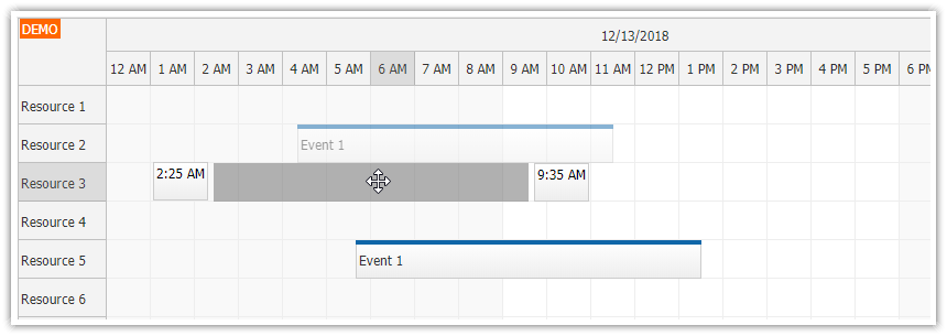 JavaScript Scheduler: Customized Snap-to-Grid | DayPilot Code