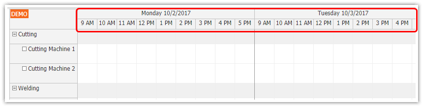 Machineproduction Job Scheduling Web Application Springjava Daypilot Code 5694