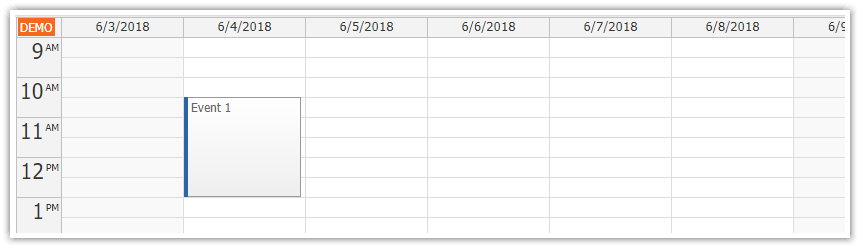 React Weekly Calendar Tutorial DayPilot Code